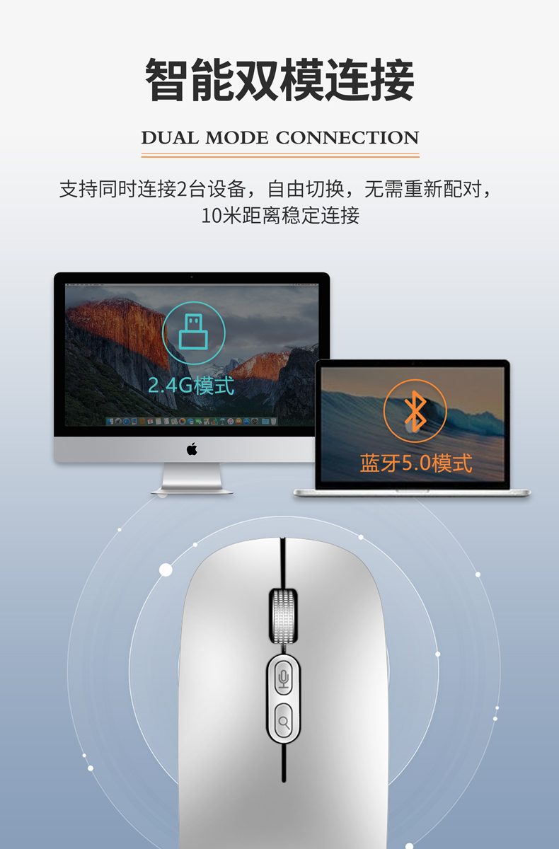 M103智能AI语音鼠标：开启高效智能办公新体验 - 麦链智能 MICLINK